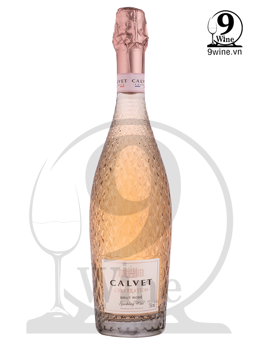 Rượu Vang Calvet Celebration Brut Rose Sparkling Wine – 9Wine