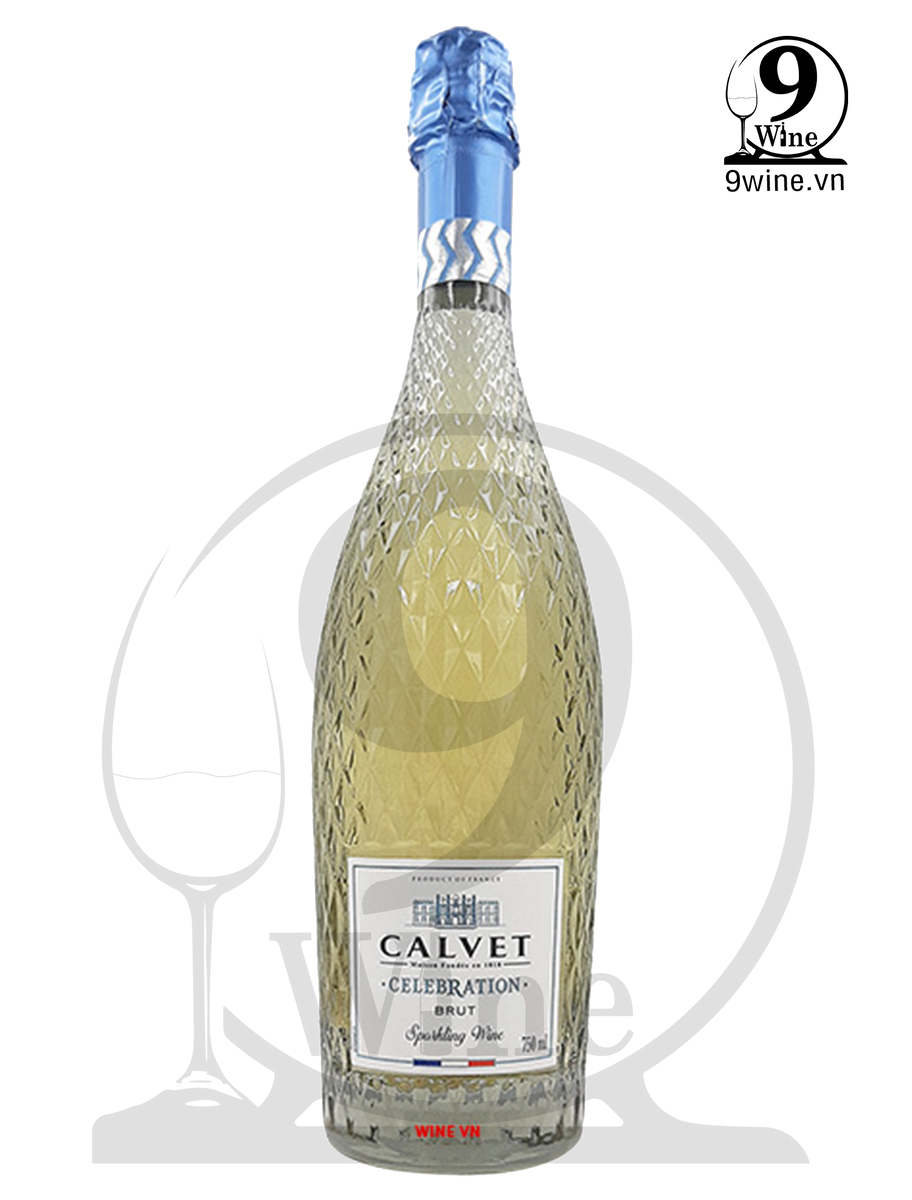Rượu Vang Calvet Celebration Brut Sparkling Wine – 9Wine